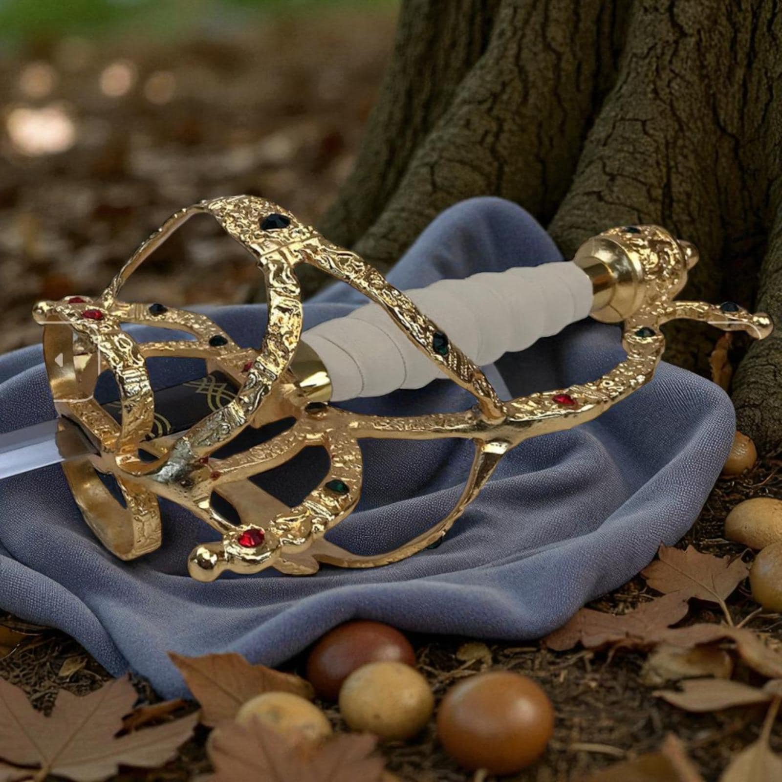 Princess Bride Inigo Montoya Rapier Replica: Gold Hilt, Faux Gemstones ...
