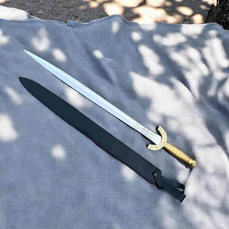 Handmade Perseus Sword Replica: High Carbon Steel, Clash of the Titans ...