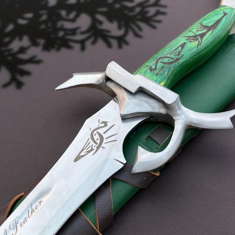 Wheel of Time Heron Mark Sword | Handmade High Carbon Steel Blade With ...