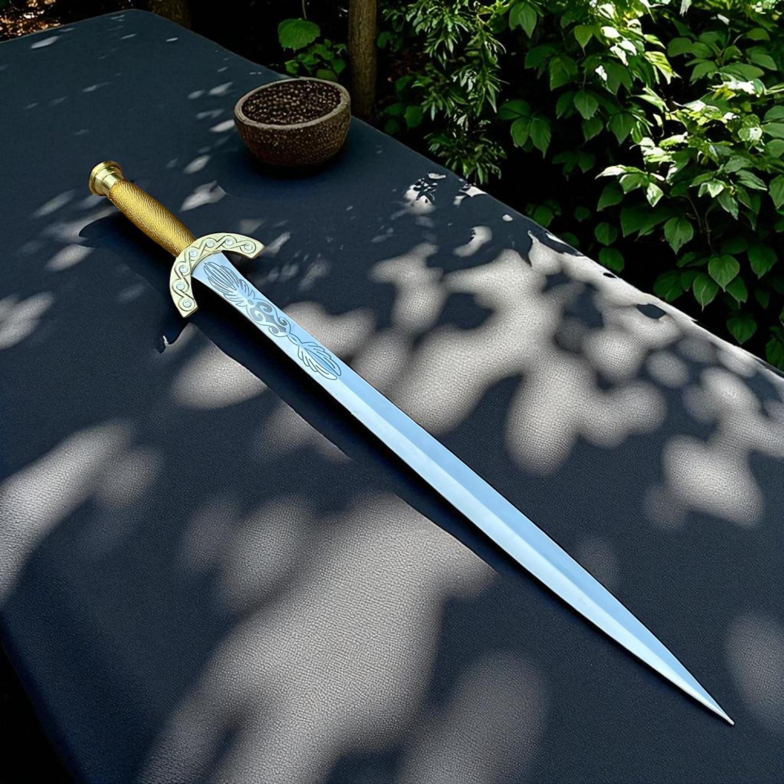 Handmade Perseus Sword Replica: High Carbon Steel, Clash of the Titans ...