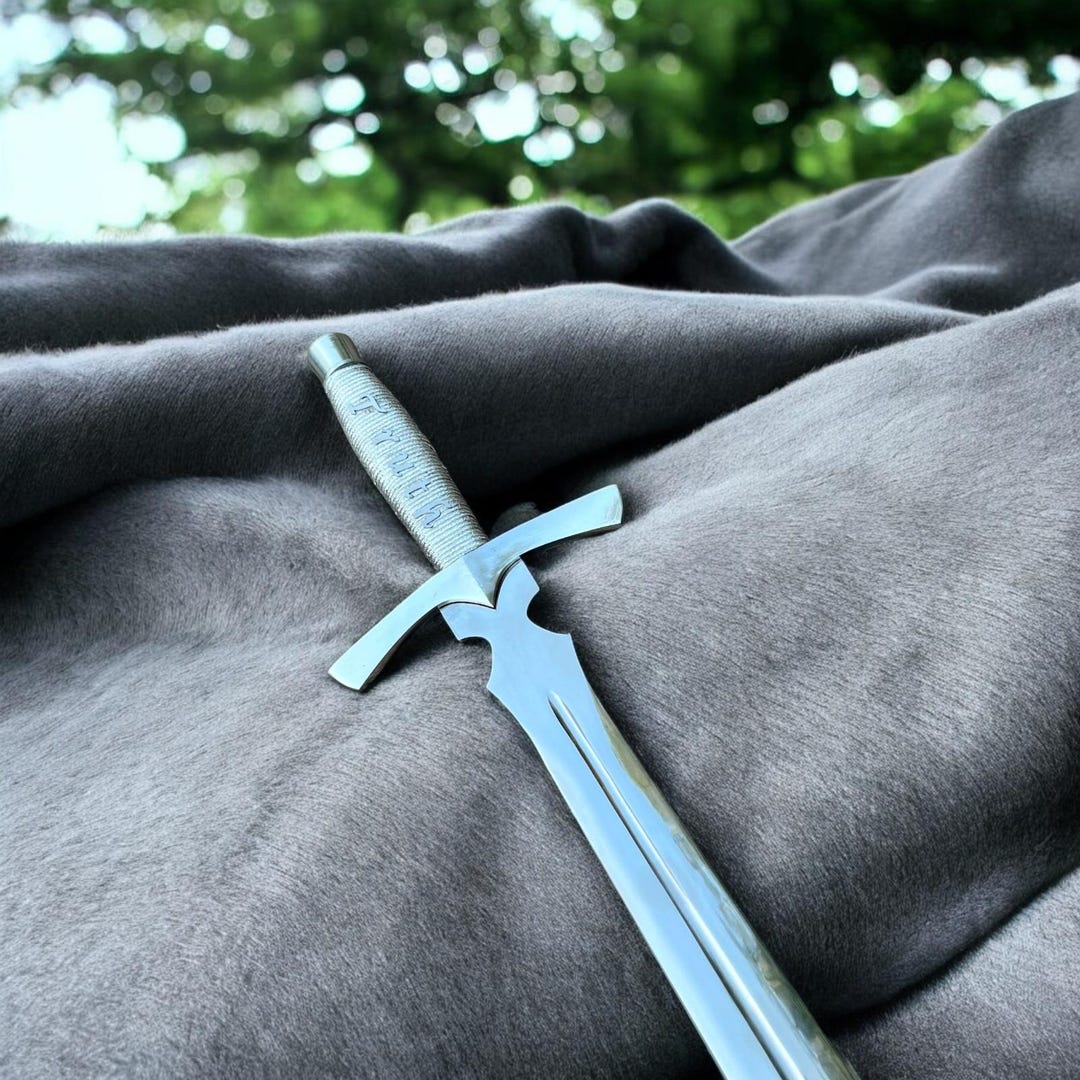 Hand Forged Truth Sword Replica | Medieval Collectible | Christmas Gift ...