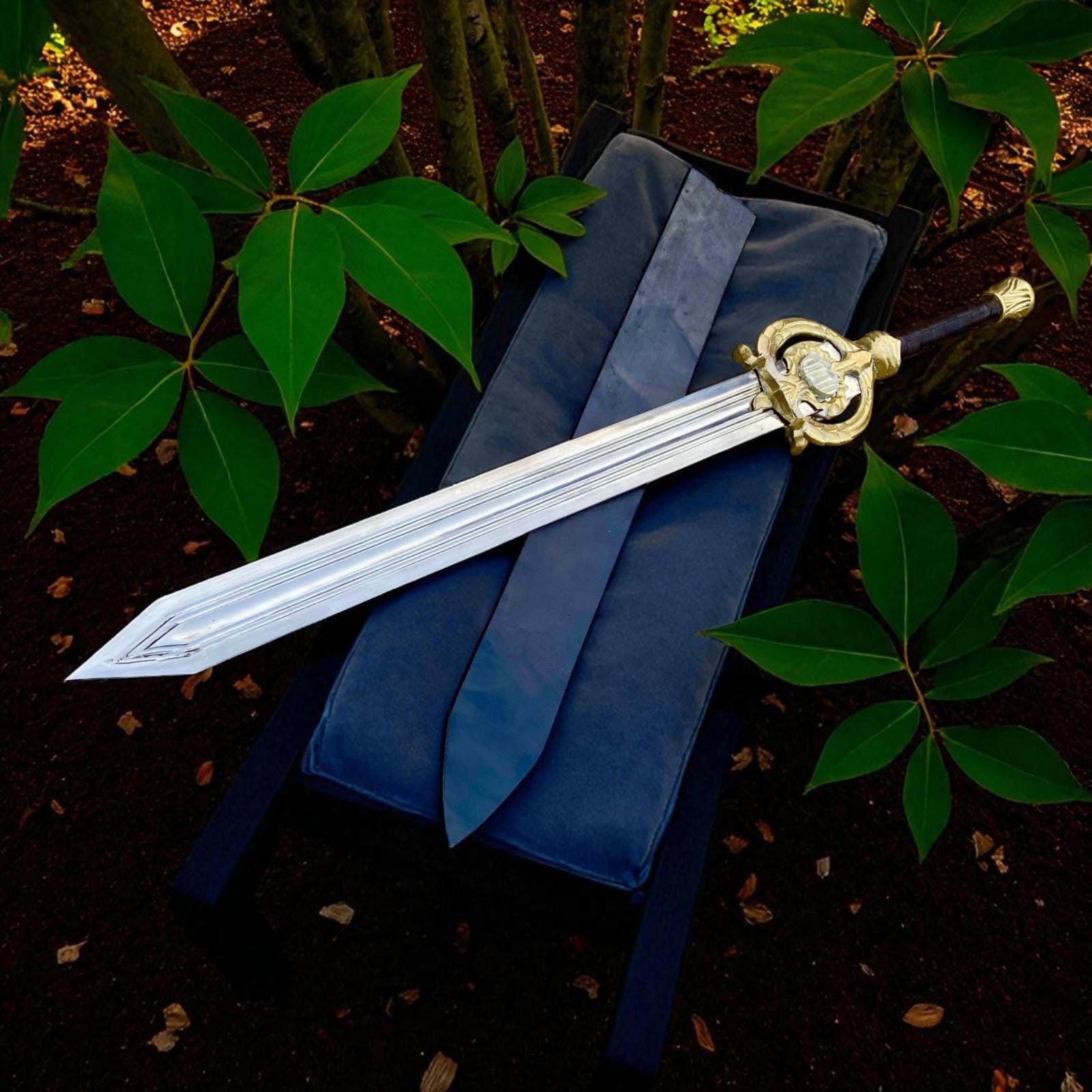 Dawnbreaker Sword Replica: Handmade Skyrim Prop With Leather Sheath - Etsy