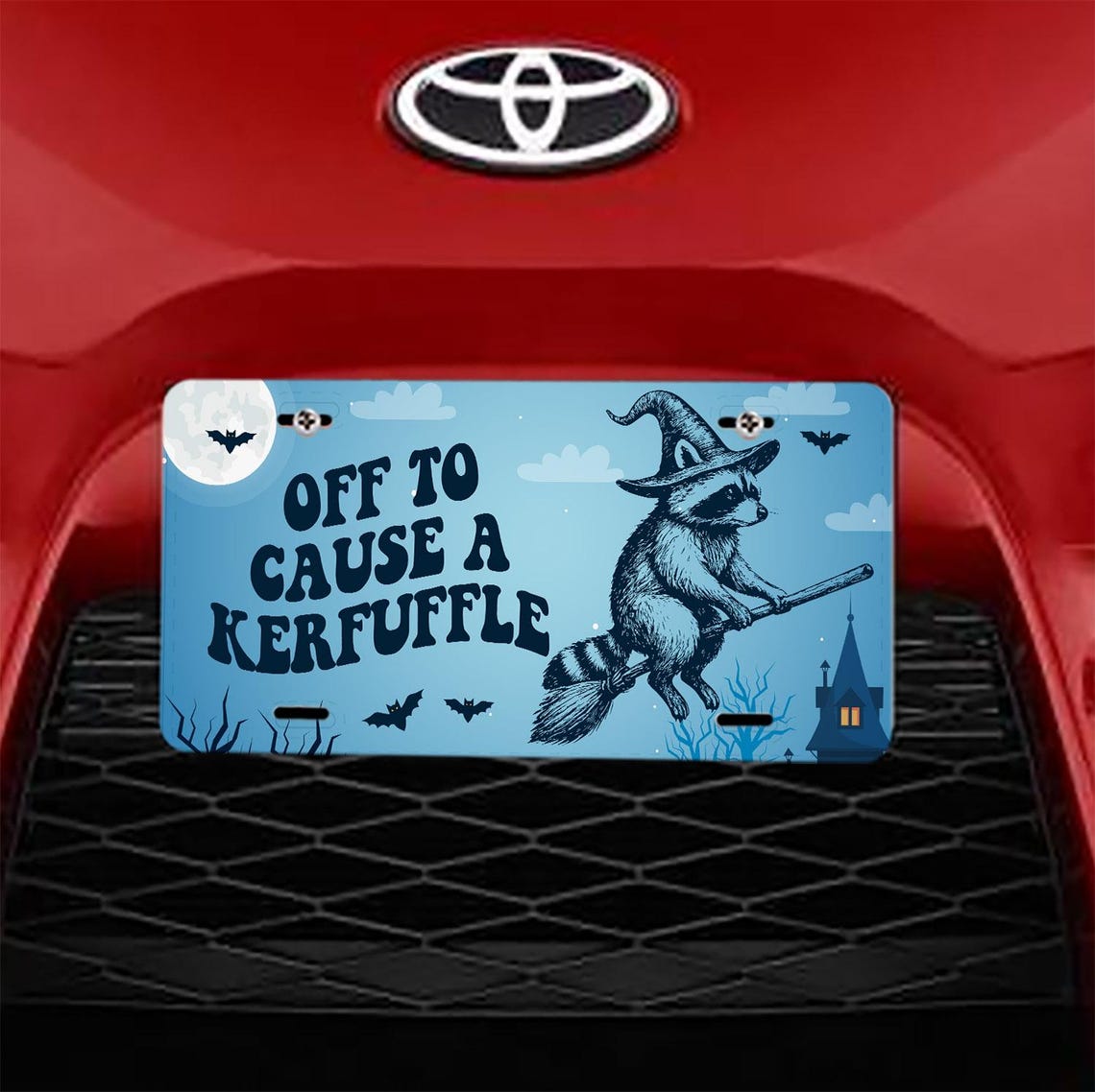 Funny Front Car License Plate, Cute Vanity Truck Tag Car Accessories ...
