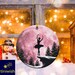 Dancing Christmas Night Ballerina Ornaments Pink– Double-sided Print ...