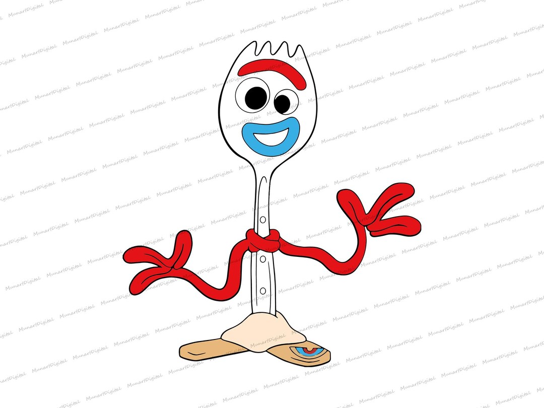 Toy Story Forky SVG, Disney Forky Character, Forky Digital Download ...