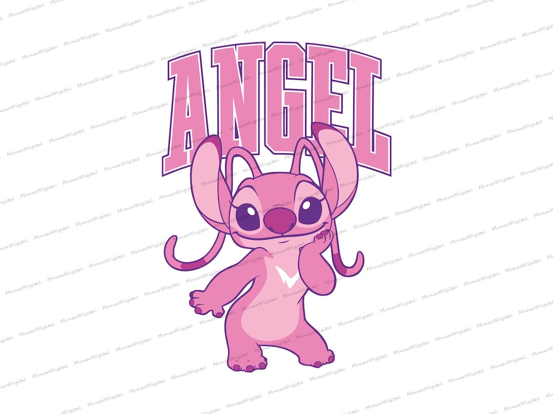 Disney Angel SVG, Disney Lilo & Stitch Transfer, Disney Gift Shirt ...