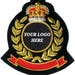 Custom Gold Bullion Embroidered Patch: Handmade Crest, Logo, or Emblem ...