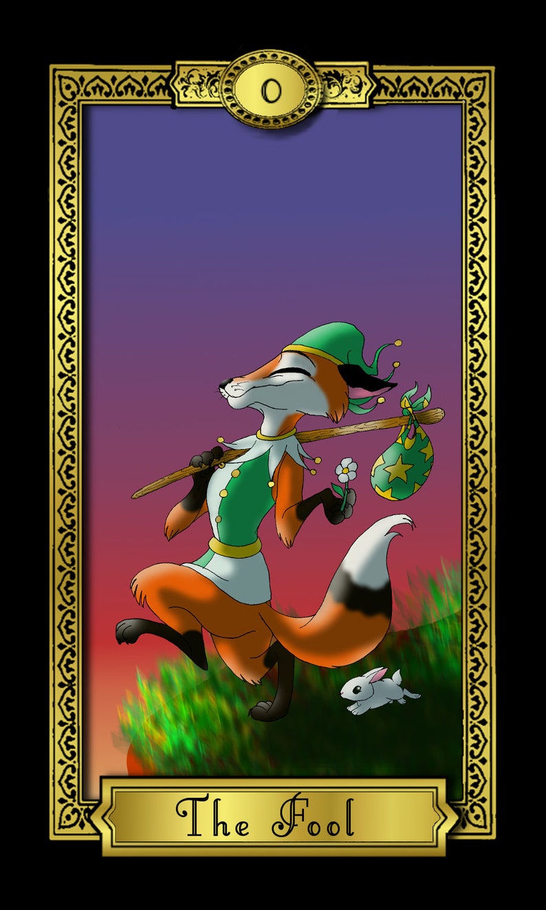 The Fox Tarot Card Deck 78 Card Deck with Box and Booklet 2.75 | Etsy