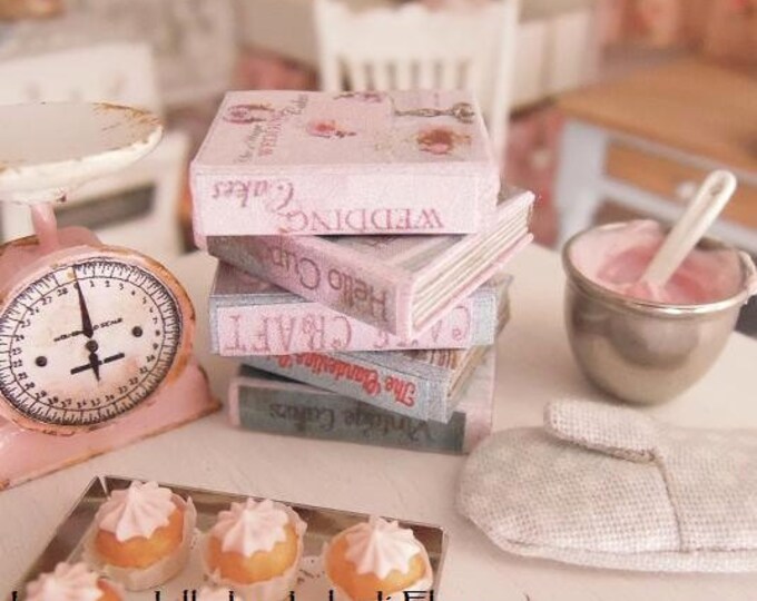NEW Five Bakery Books 1/12 Dolls House Dollhouse Miniature - Etsy