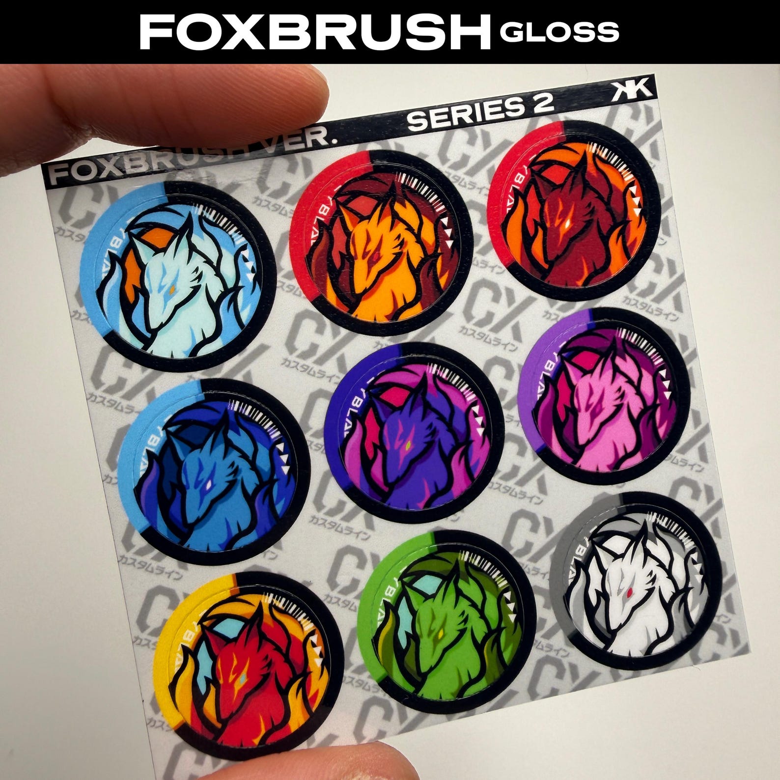 Beyblade X Lock Chip Stickers - Etsy
