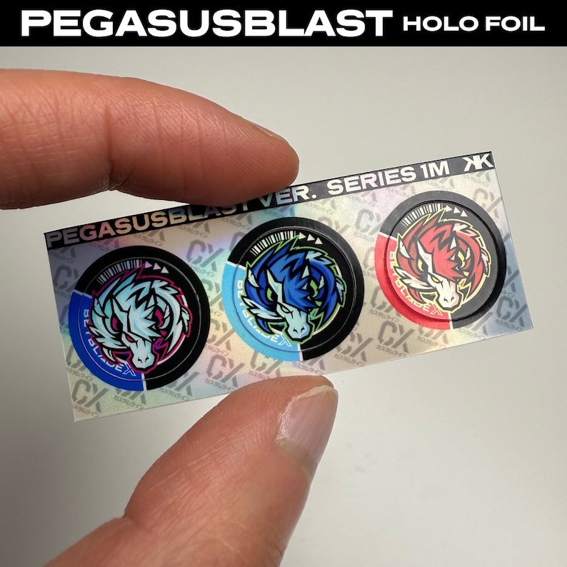 Beyblade X Lock Chip Stickers (sheet of 3) - Etsy