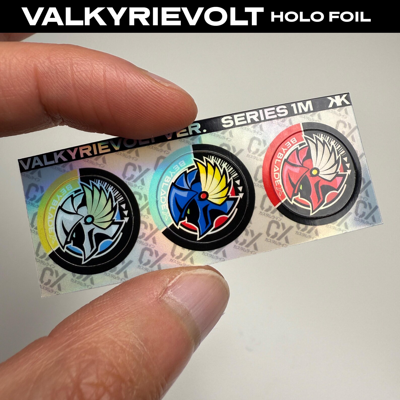 Beyblade X Lock Chip Stickers (sheet of 3) - Etsy