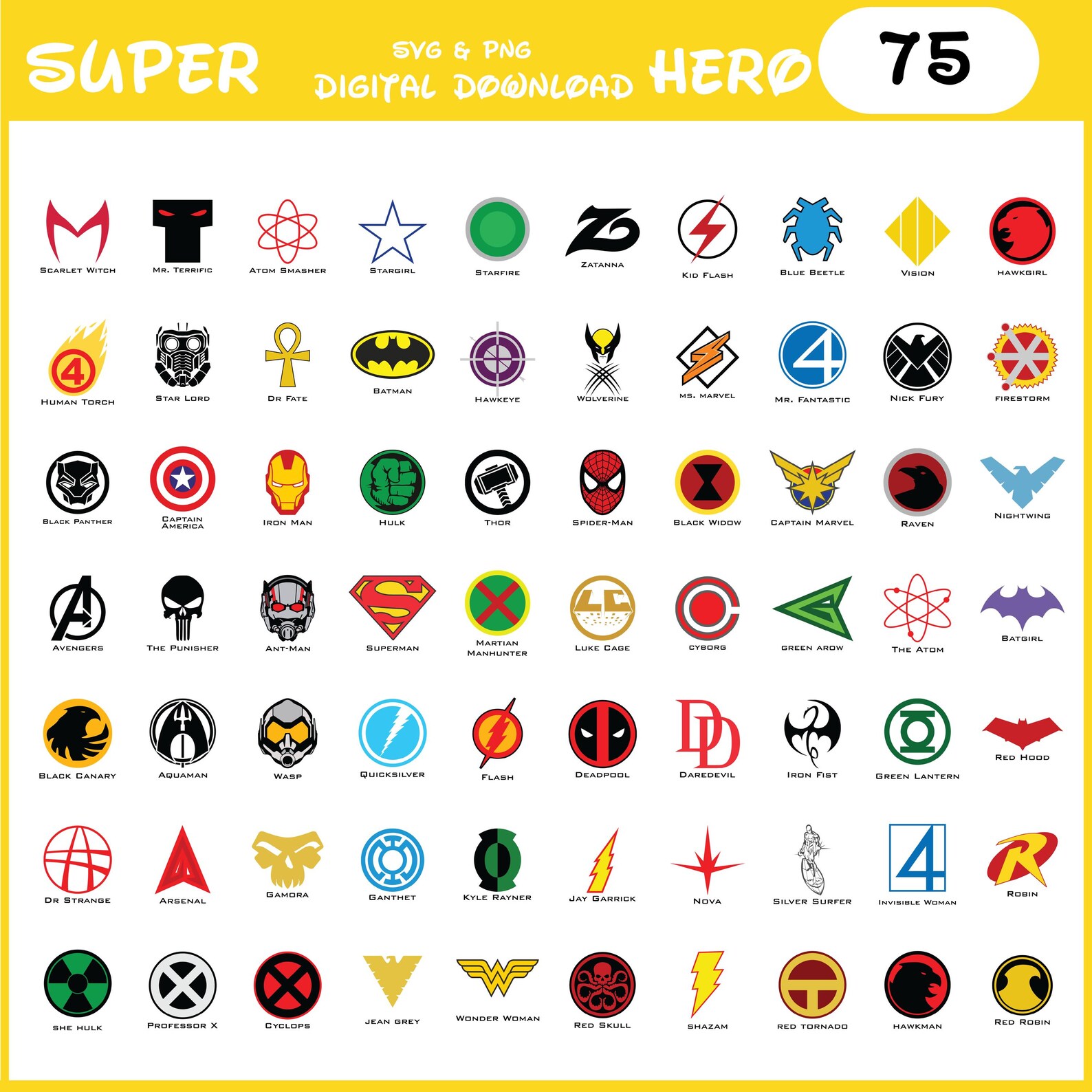 Superhero Logo SVG, Superhero Svg , Comic Svg Bundle, Bat SVG , Anime ...