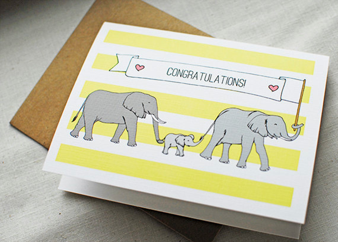 Congratulations Baby Card - Etsy