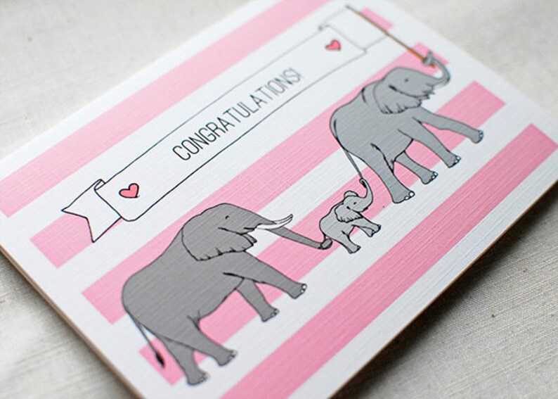 Congratulations Baby Card | Etsy