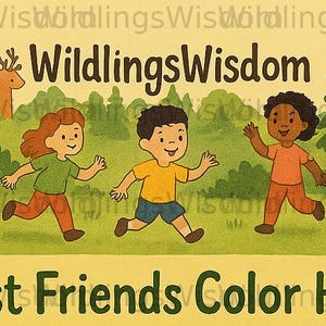Forest Friends Color Hunt! Activity Sheet - Etsy