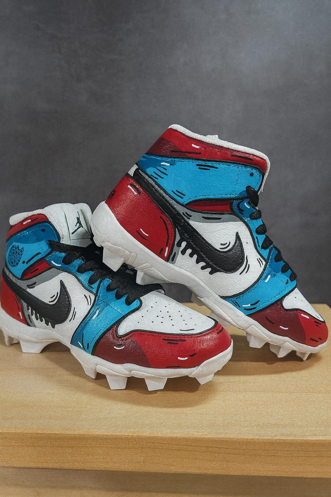 Custom Paints Cleats - Etsy