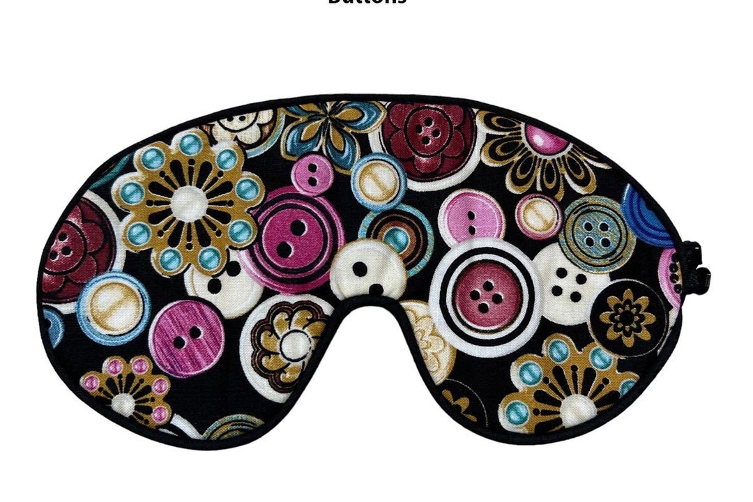 Eye Sleep/sleeping Mask Hand Crafted by Graggie Australia BUTTONS - Etsy