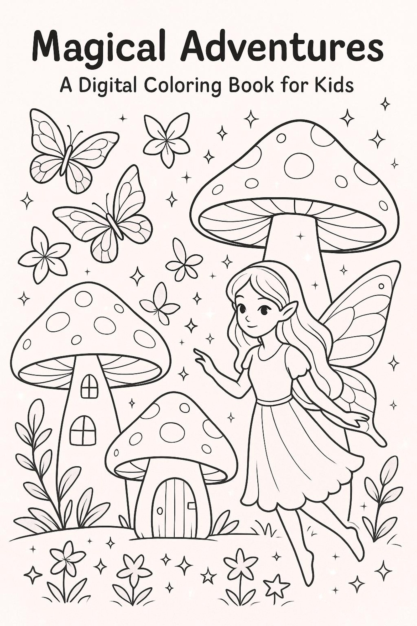 Magical Adventures Printable Coloring Book + Stickers | Fairies ...