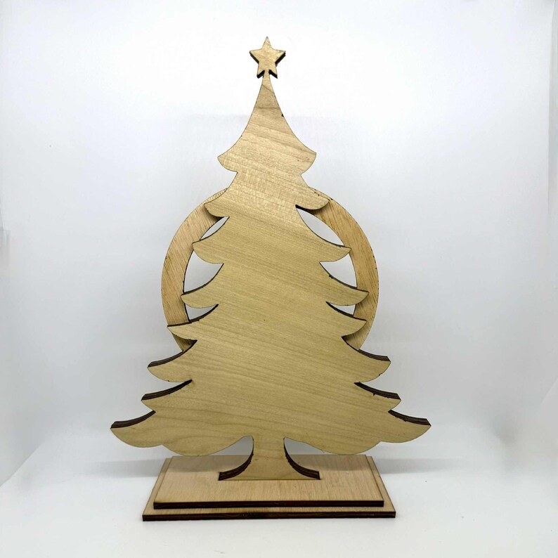 Digital File | Wooden Christmas Tree Advent Calendar SVG | Laser Ready ...