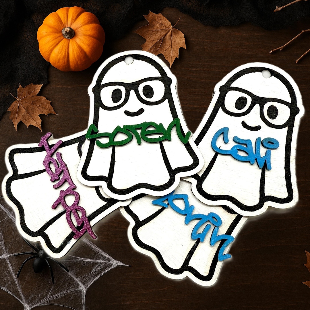 Personalized Boo Bag Tags – Custom Halloween Name Tags - Etsy
