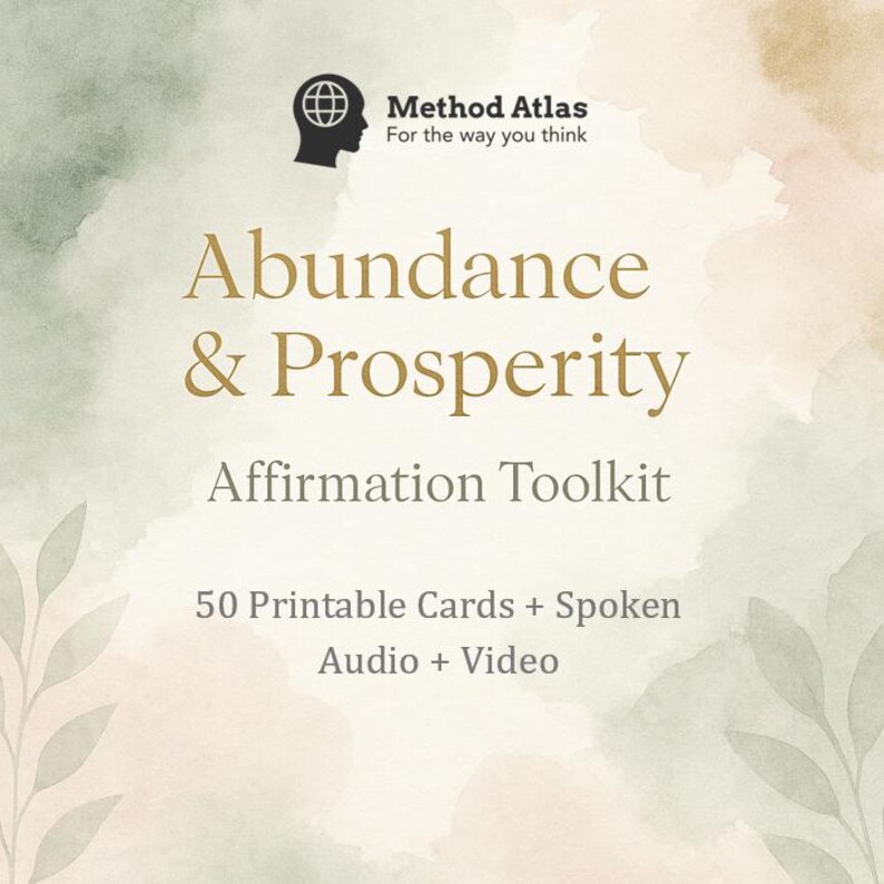 Abundance & Prosperity Affirmation Toolkit - Etsy