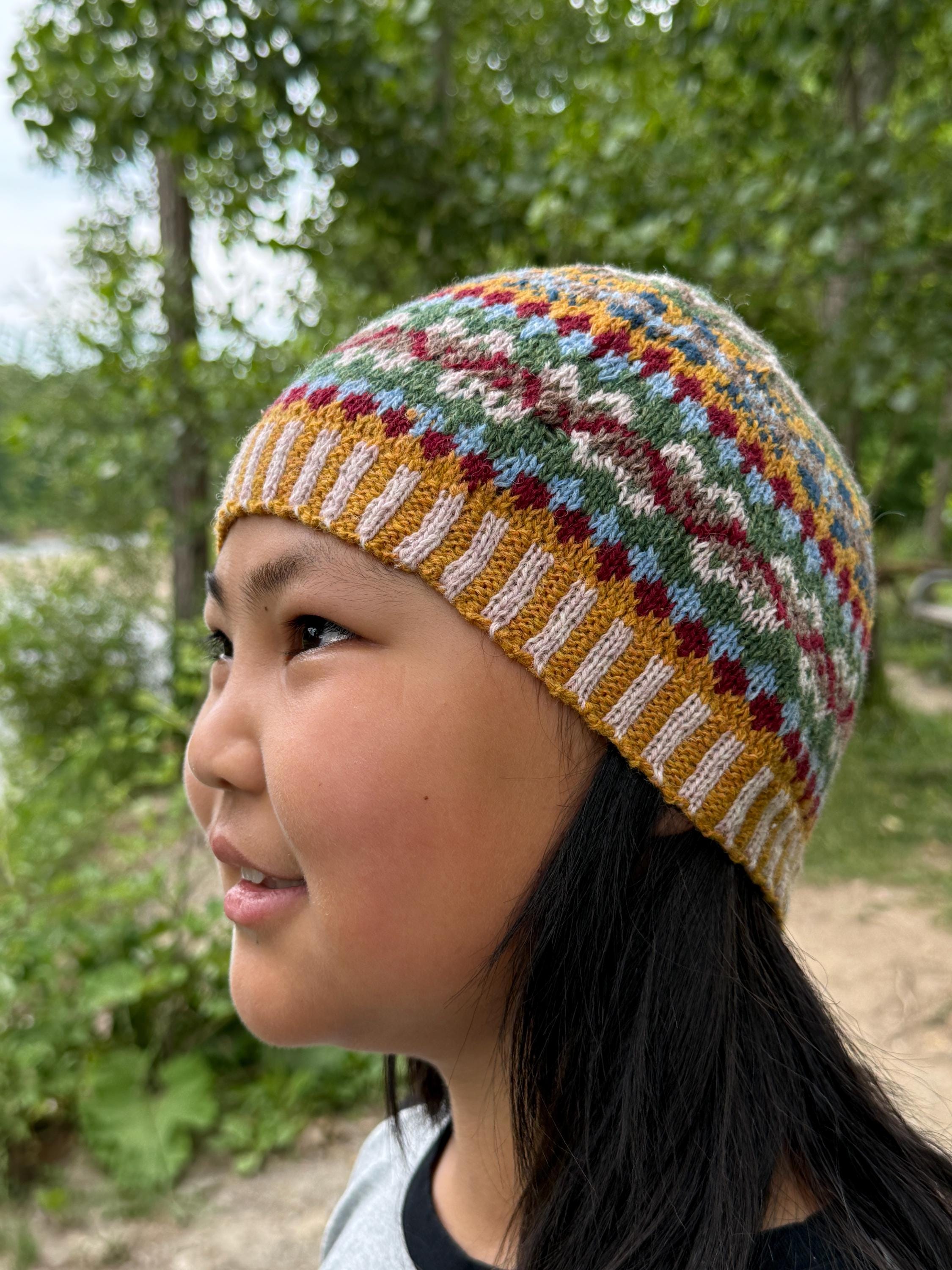 Fair Isle Hat Knitting Pattern: Traditional Winter Hat (digital ...