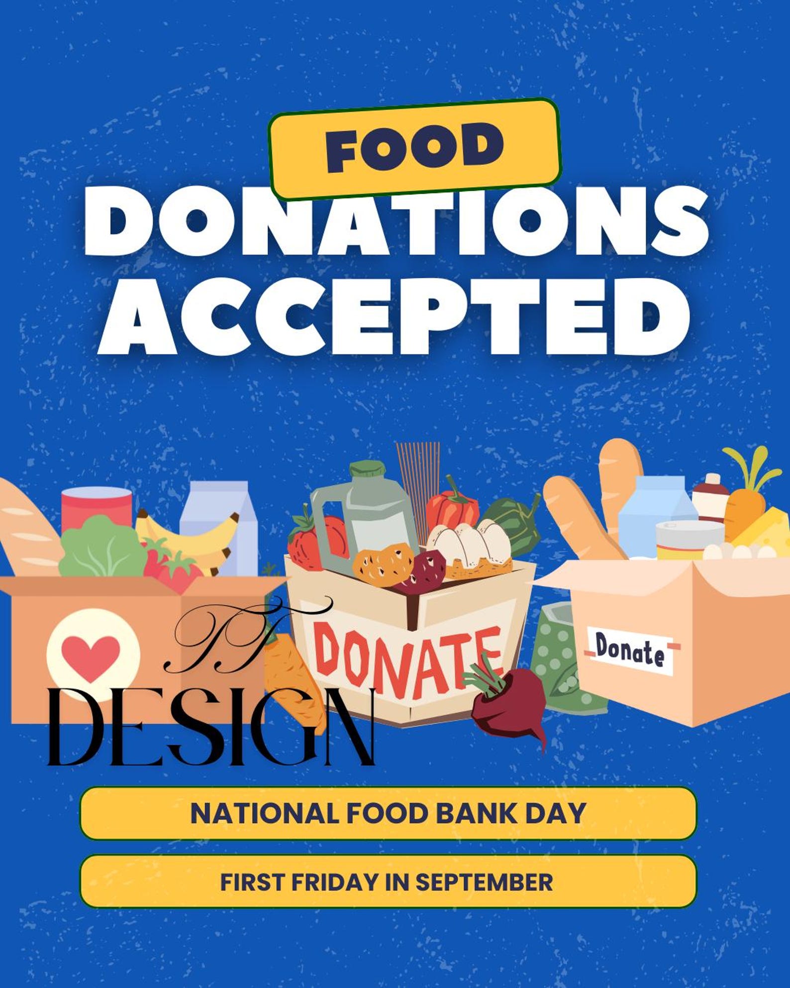 National Food Bank Day, First Friday in September - Etsy