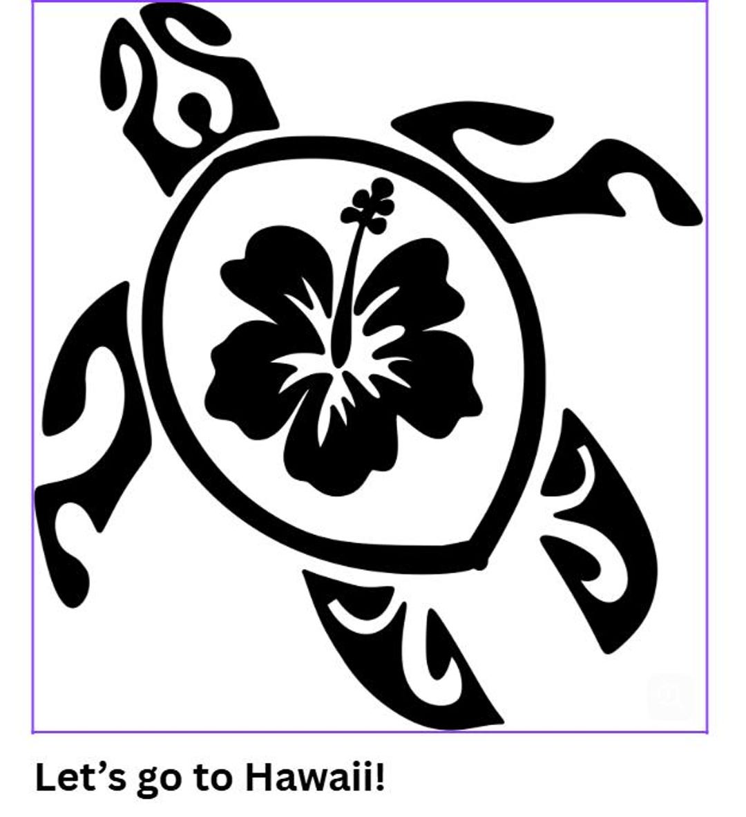 Let's Go to Hawaii Coloring Booklet - Etsy