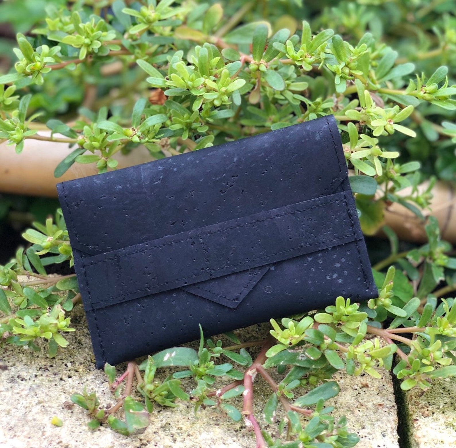 Cork Card Wallet. Cork Wallet. Card Holder. Faux Leather - Etsy