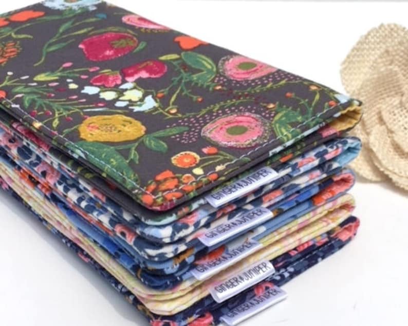 Checkbook Cover Floral Checkbook Holder. Floral Wallet. Floral - Etsy