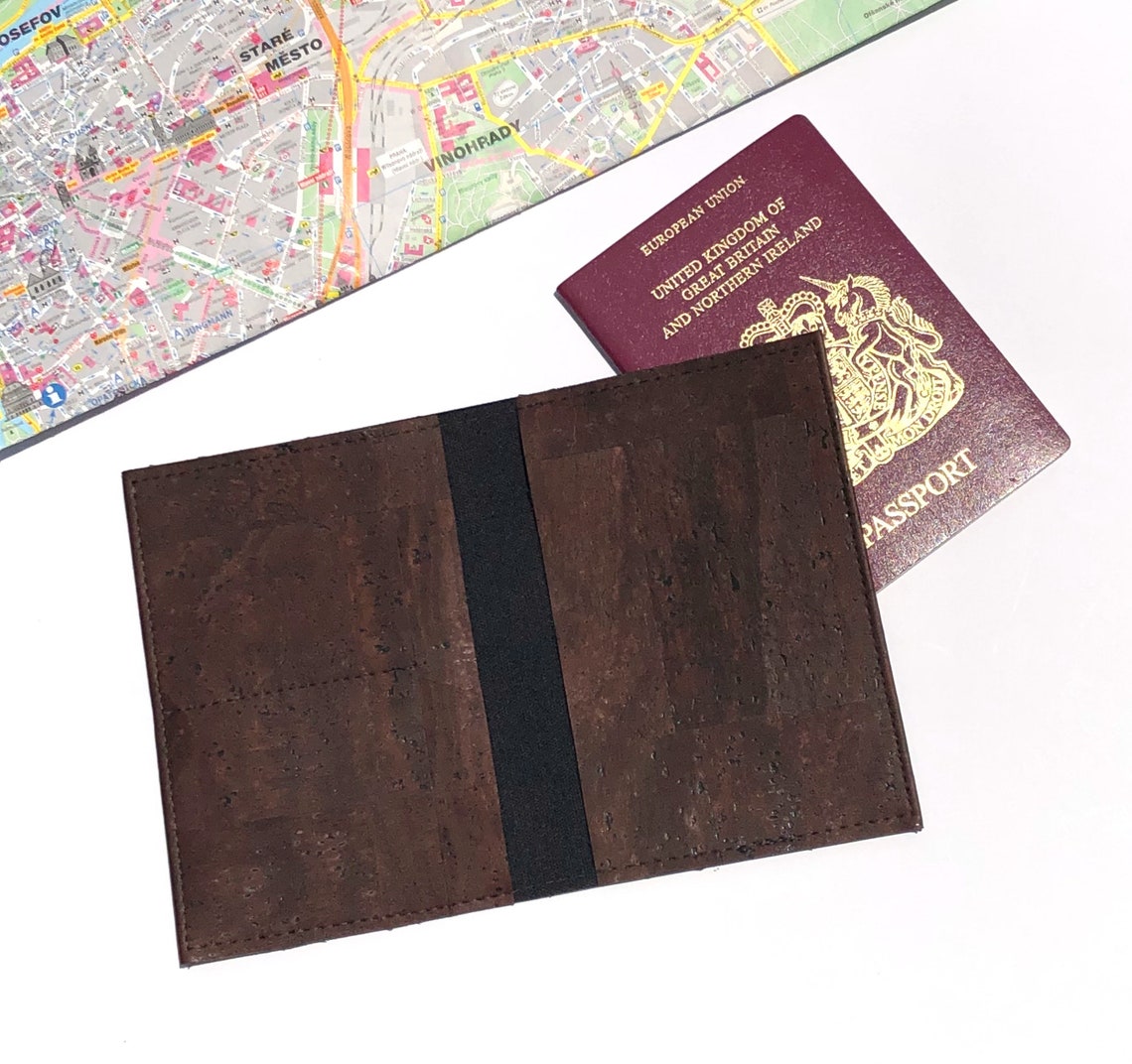 Passport Cover. Cork Travel Organizer. Travel Wallet. Vegan - Etsy