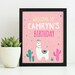 Llama Welcome Sign, Llama Birthday Party, Llama Party Decorations ...