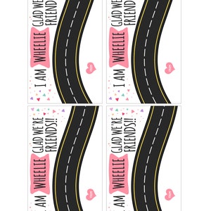 Kids Valentine, Kid Valentine Cards, I Am Wheelie Glad We're Friends ...