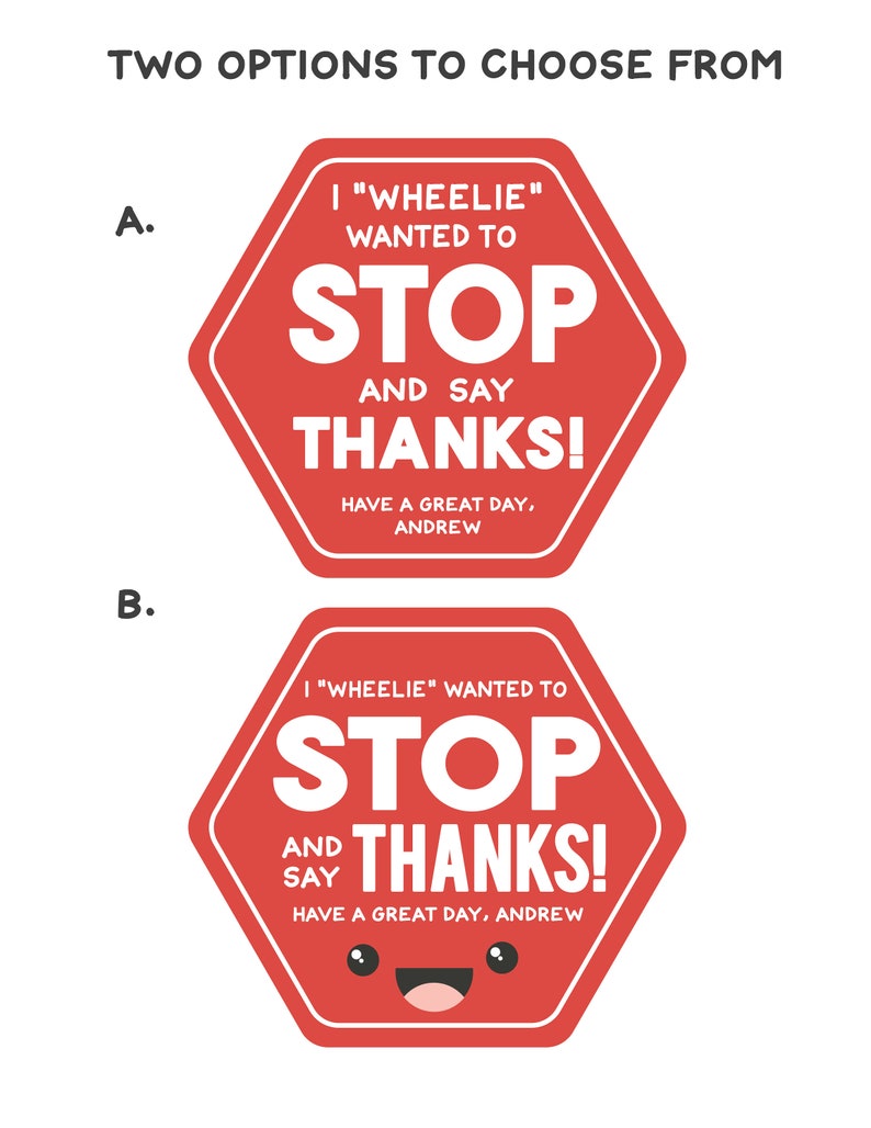 Stop Sign Crossing Guard Gift School Bus Driver Thank You - Etsy