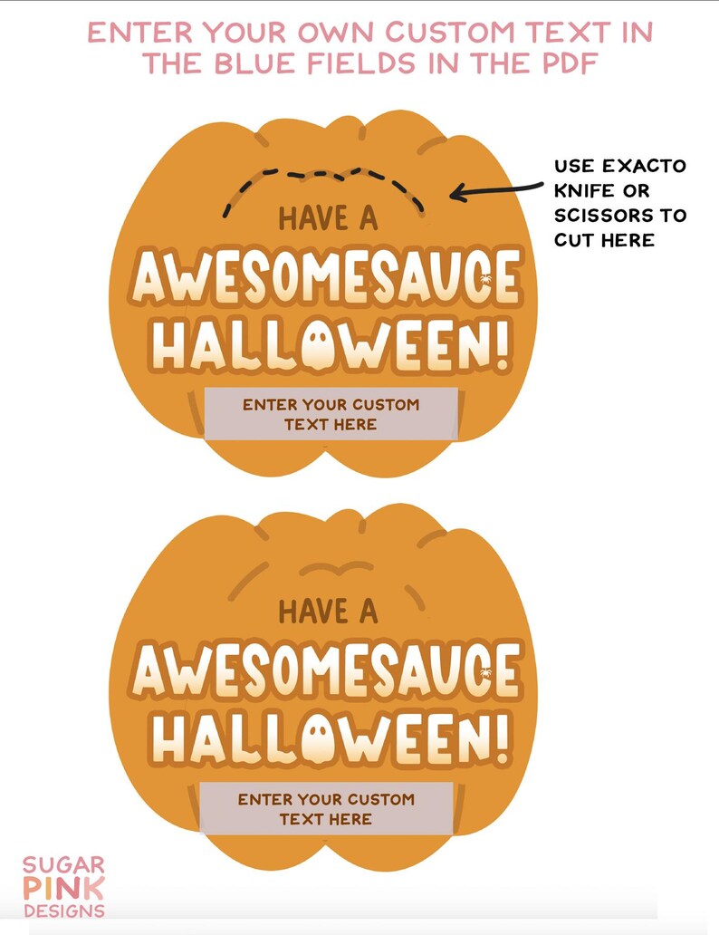 Halloween Printable Favor Tags for Kids - Etsy