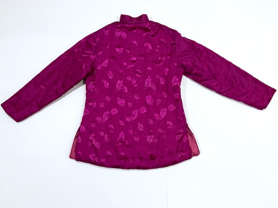 Chinese Padded Jacket with Mandarin Collar 1990s - Fo… - Gem