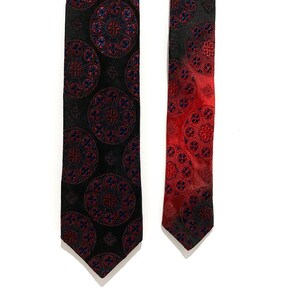 Gentry Skinny Tie Gothic Regency Floral Pattern 1950s 1960s - Etsy