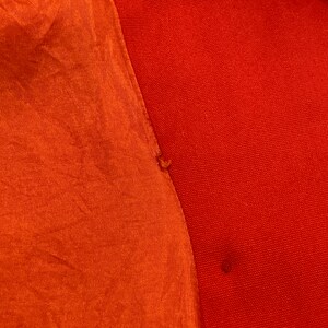 Red Orange Jacket Vintage 60's Coat Mod Hippie Retro Rain Repellant ...