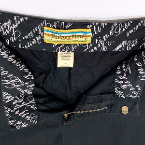 Vintage Pants With Gothic Print - Skull & Crossbones, Vultures, Spiders ...