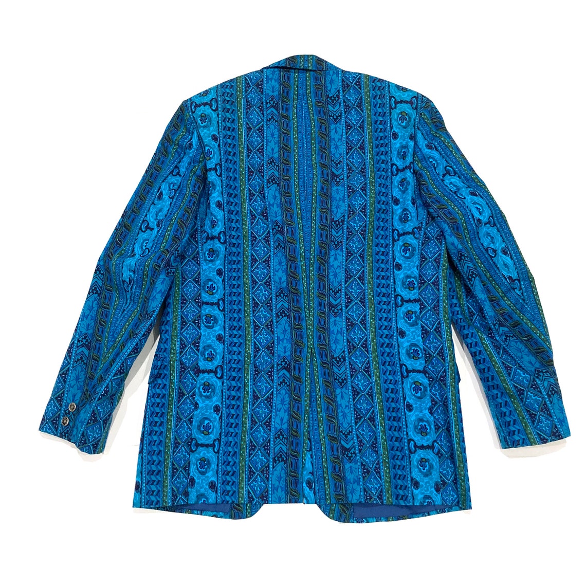 Tropical Print Blazer for Da Costa Barbados by Steegan Ltd - Vintage ...