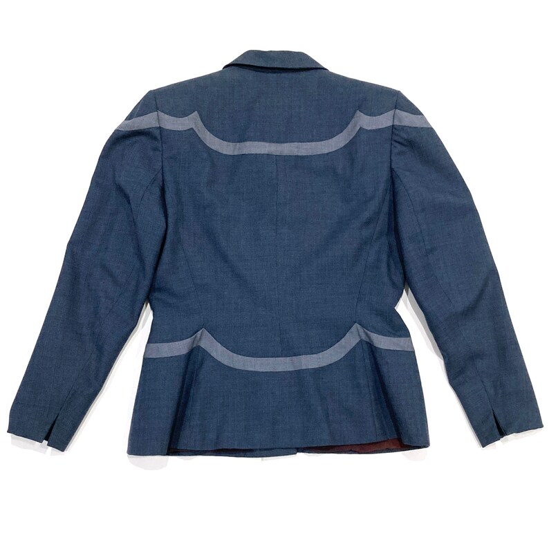 Gene Shelly of Beverly Hills California Jacket With Contrast Fabric ...