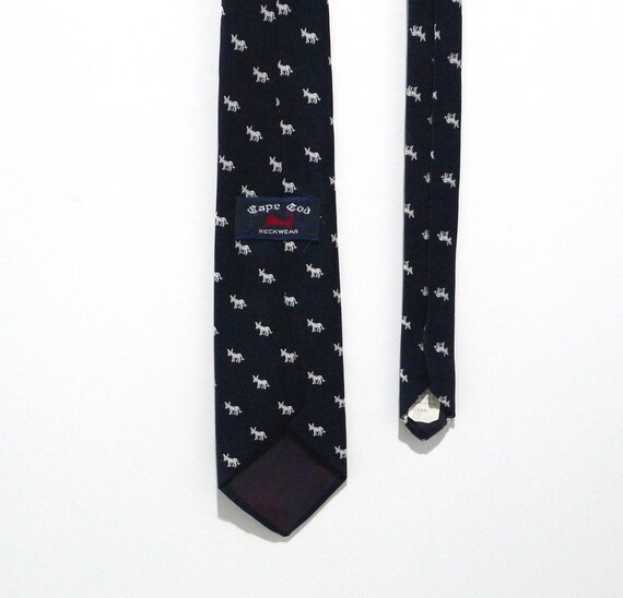Democrats / Donkey Mens Tie 80s 1990s Vintage Dark Bl… - Gem