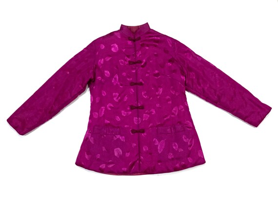 Chinese Padded Jacket with Mandarin Collar 1990s - Fo… - Gem