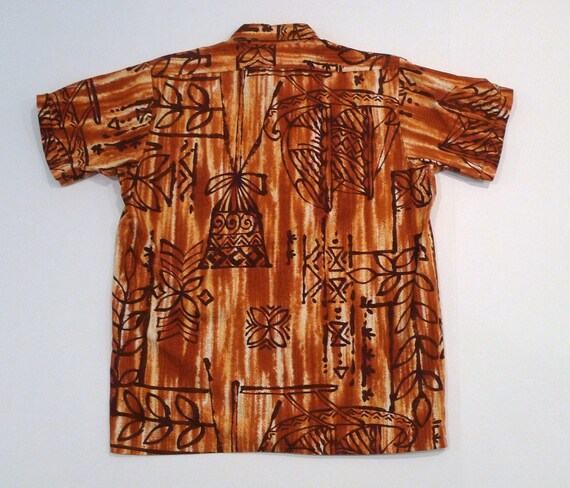 Hawaiian Shirt by Double 77 Smart Wear 1950s 60s Vint… - Gem