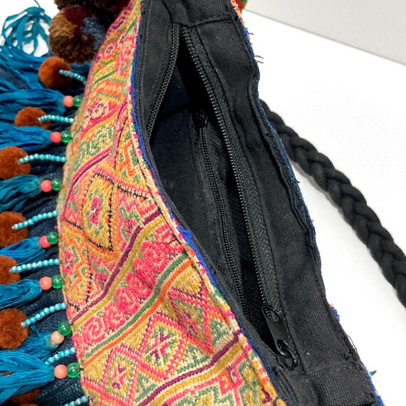 Hmong Purse with Bells and Embroidery - Vintage 2000'… - Gem
