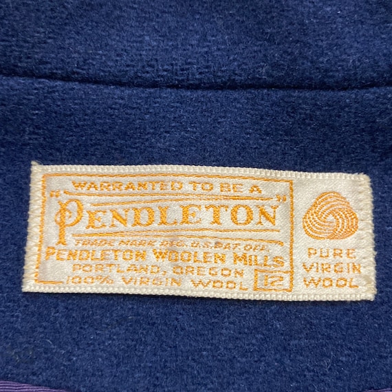 Pendleton Wool Jacket 1960's Vintage Double Breasted … - Gem