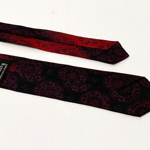 Gentry Skinny Tie Gothic Regency Floral Pattern 1950s 1960s - Etsy