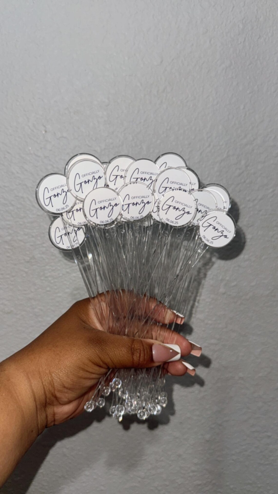 Custom Acrylic Drink Stirrers | Personalized Event Stirrers | Wedding ...
