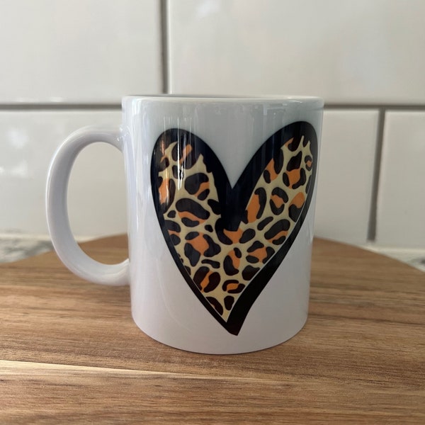 Leopard Coffee Mug - Etsy